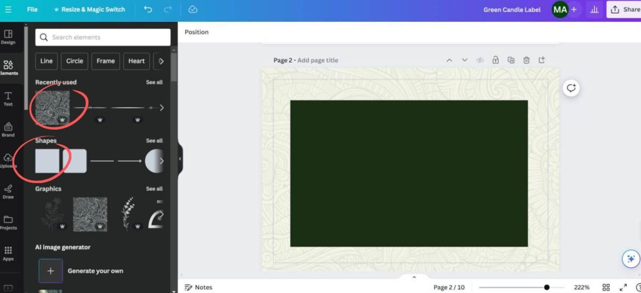 How To Make Labels On Canva I Easy Tutorial I OneFoxyBlogger