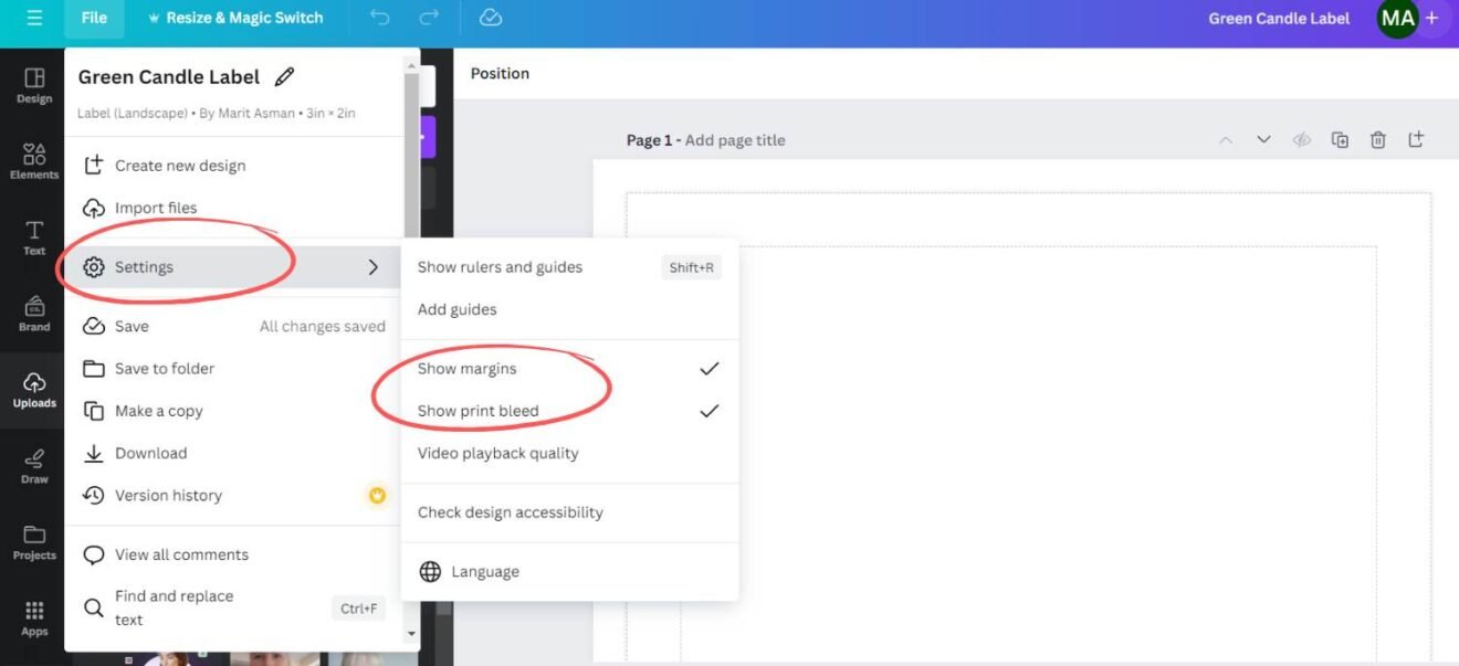 How To Make Labels On Canva I Easy Tutorial I OneFoxyBlogger