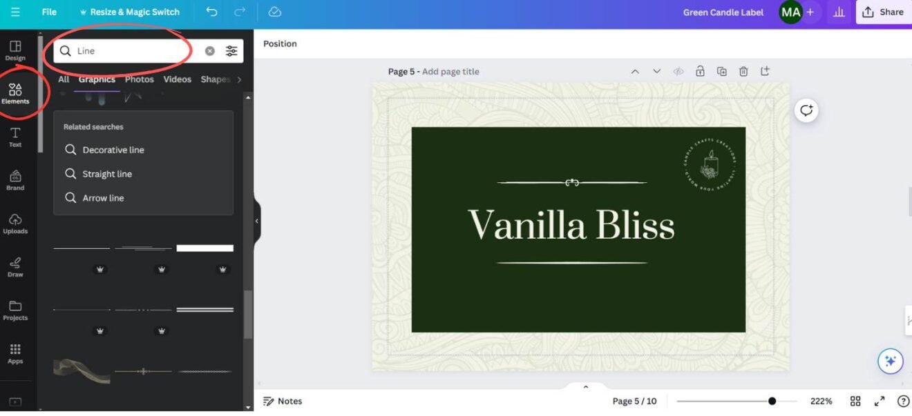 How To Make Labels On Canva I Easy Tutorial I OneFoxyBlogger