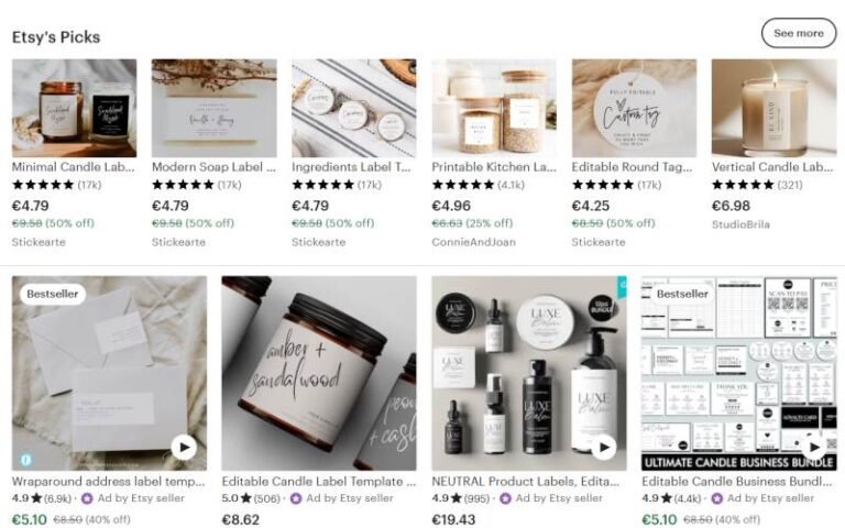 How To Make Labels On Canva I Easy Tutorial I OneFoxyBlogger